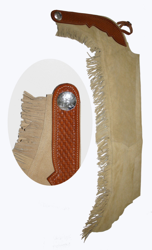 Profi Westernchaps Showchaps mit Lederbe günstig kaufen - US TACK ...