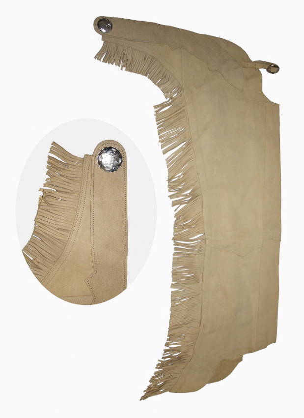 Westernchaps Showchaps aus Leder beige günstig kaufen - US TACK ...