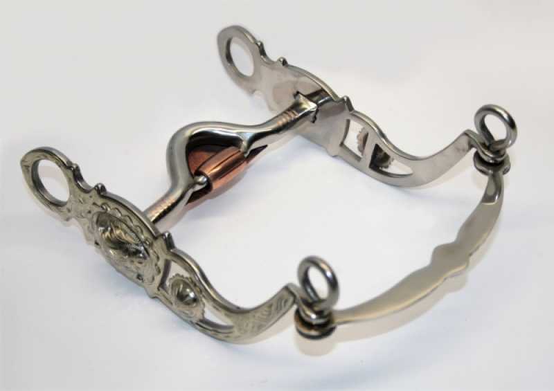 HYX German Silver Spade Bit - ESP - US-TACK Westernstore
